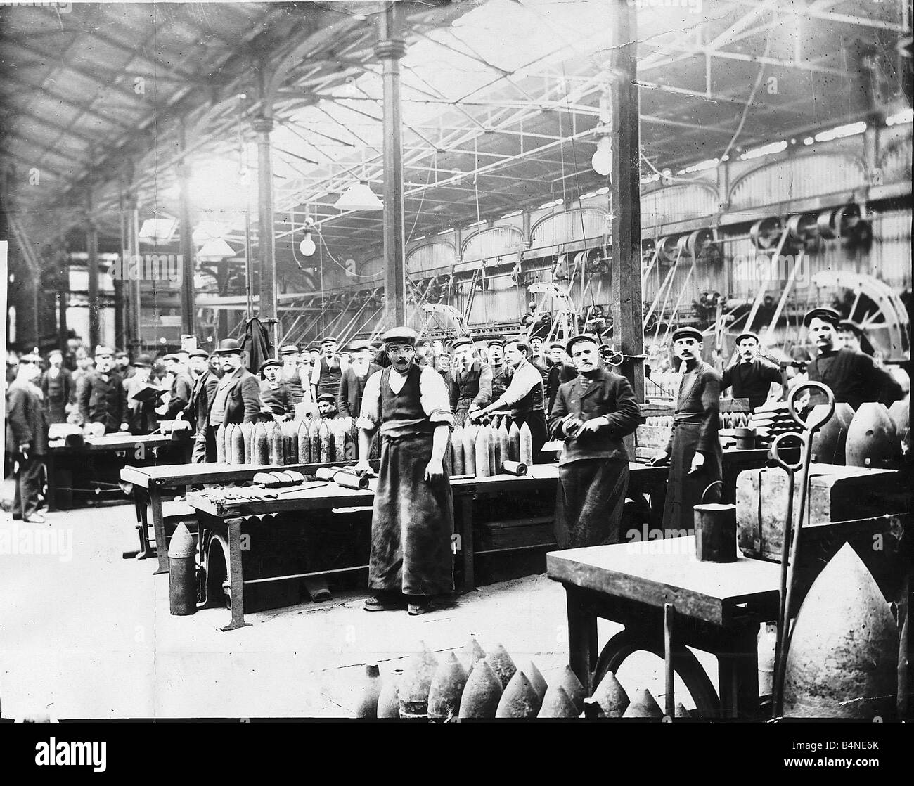 World war munitions factory Black and White Stock Photos & Images - Alamy