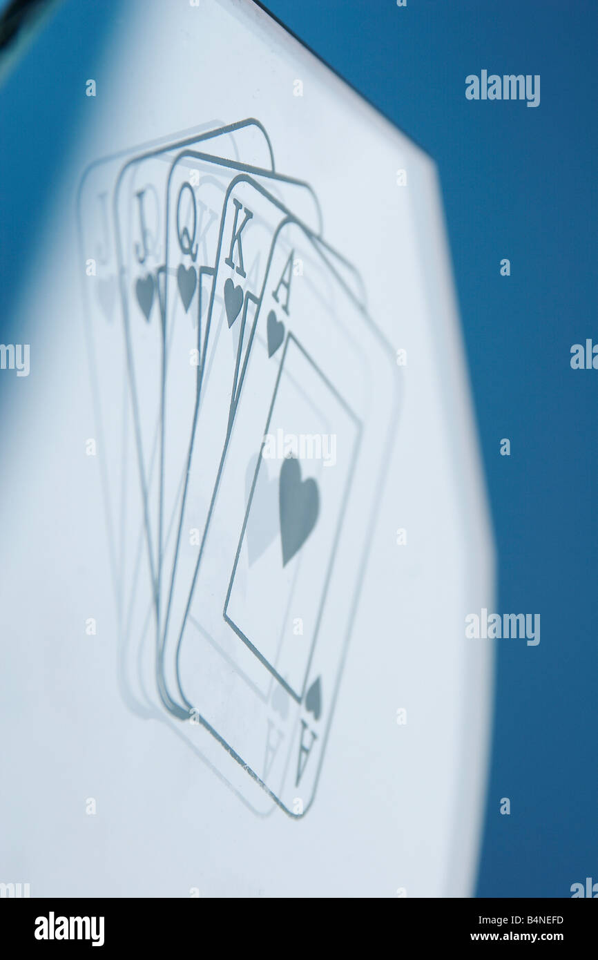abstract Playing cards close up Stock Photo - Alamy