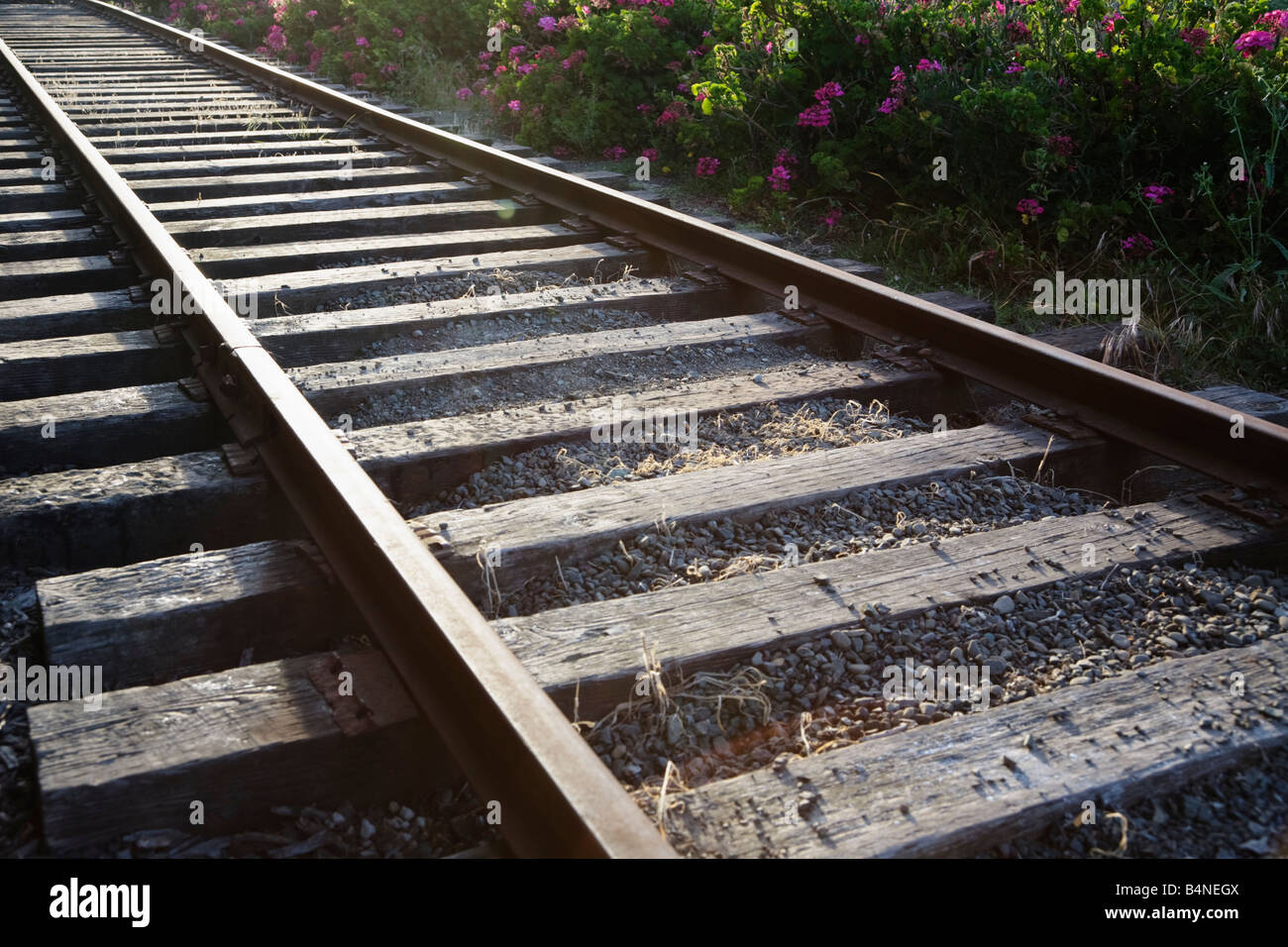 Railroad ties hi-res stock photography and images - Alamy