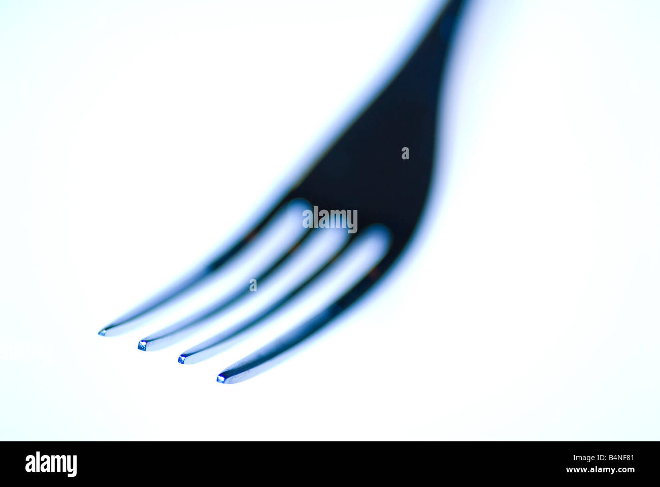 A Macro Abstract of a Table Fork Stock Photo - Alamy