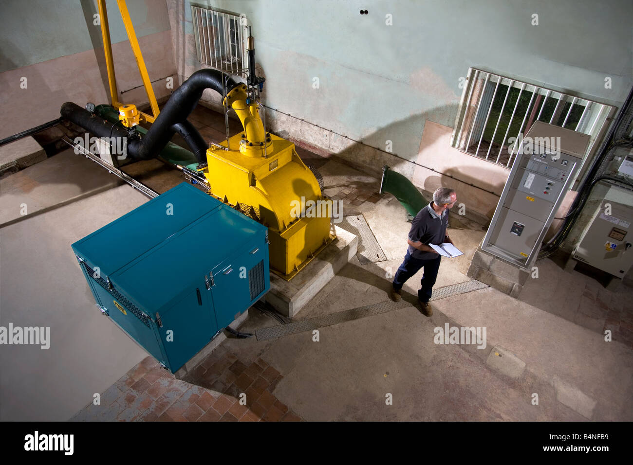Welsh power station interior hi-res stock photography and images - Alamy