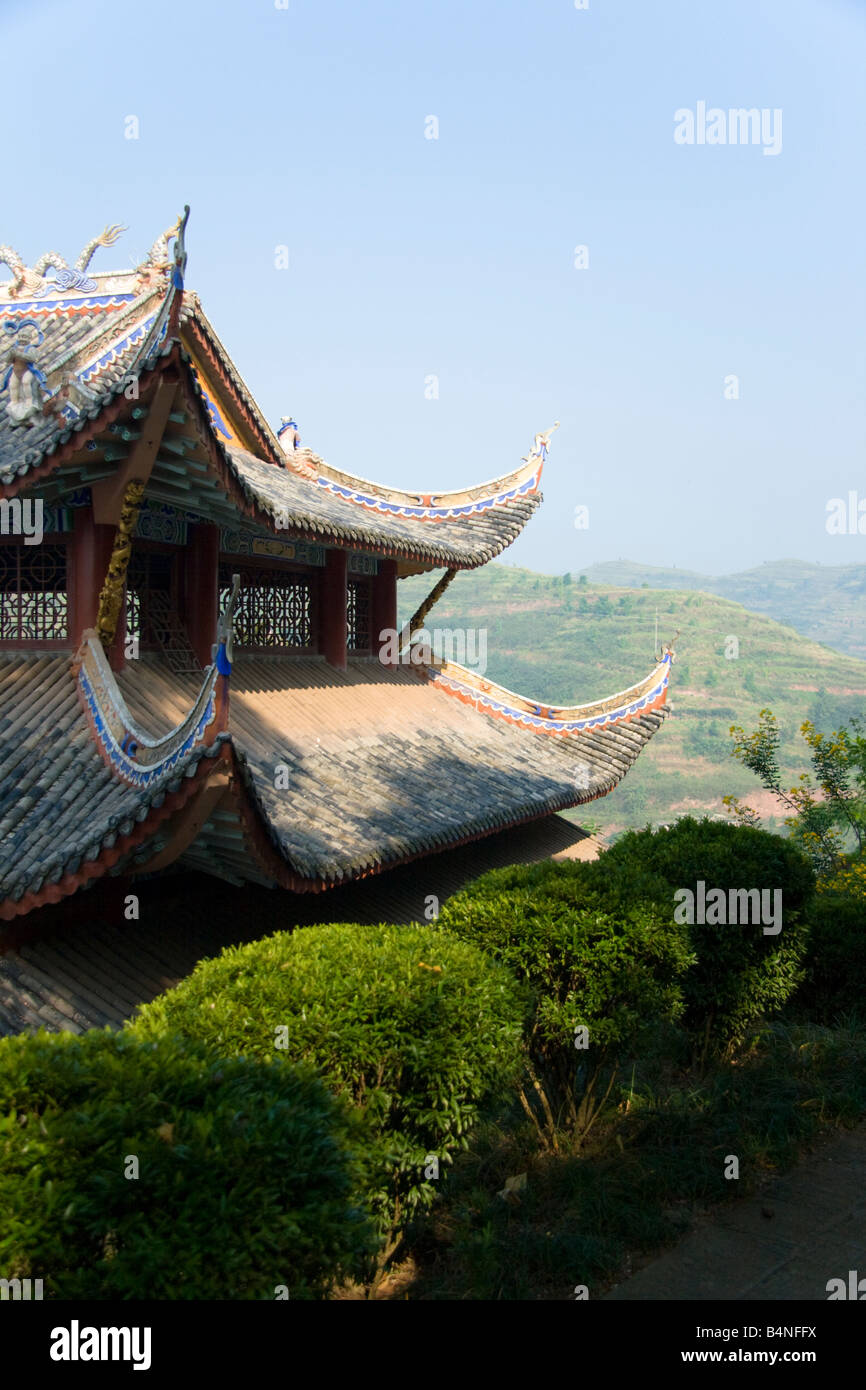A temple in Fengdu ghost town, China Stock Photo - Alamy