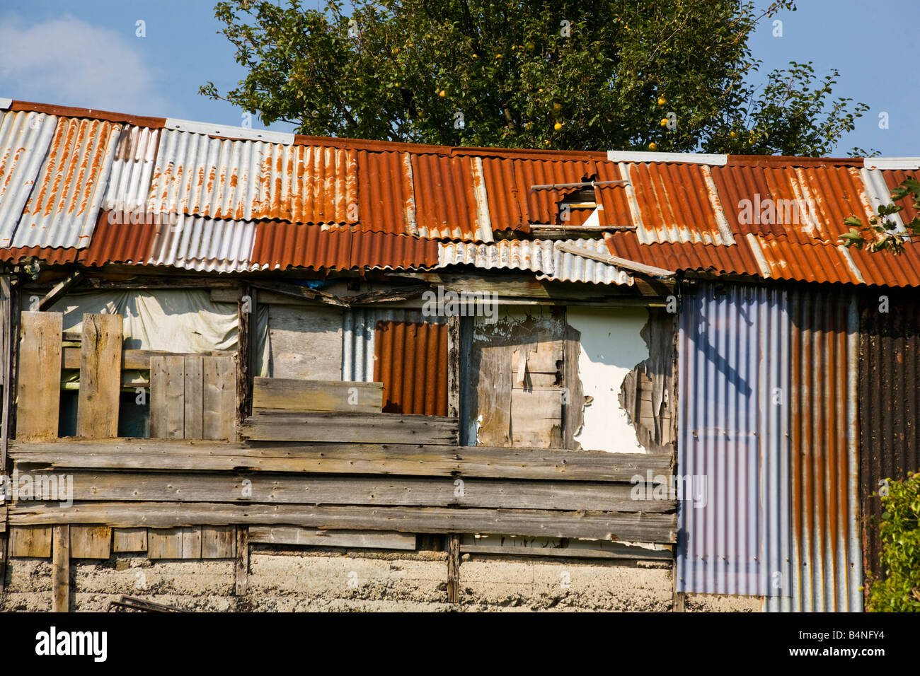 Old Metal Shacks