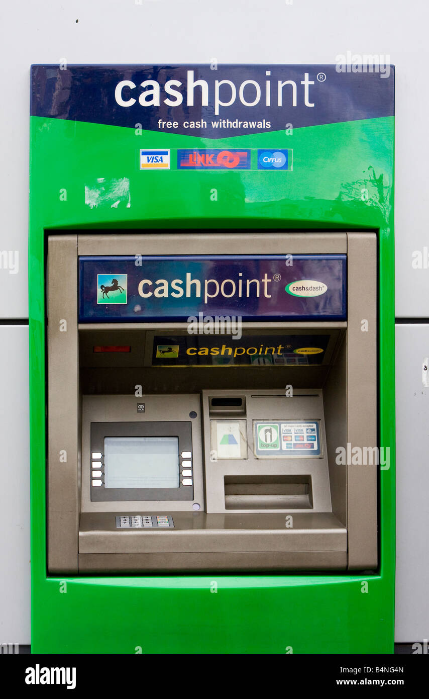 Lloyds bank cashpoint hi-res stock photography and images - Alamy