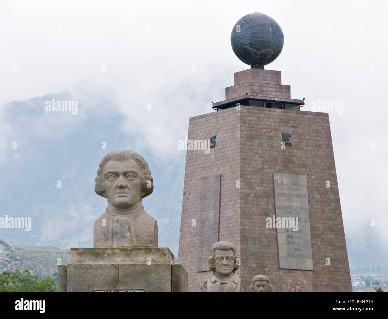 memorial the Middle of the Earth equator line Äquator aequator QUITO ...