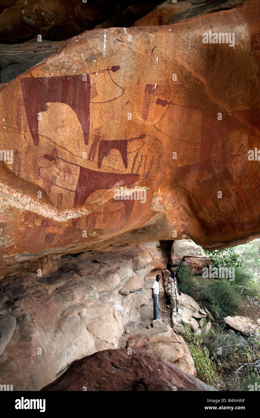 Laas geel rock art hi-res stock photography and images - Alamy