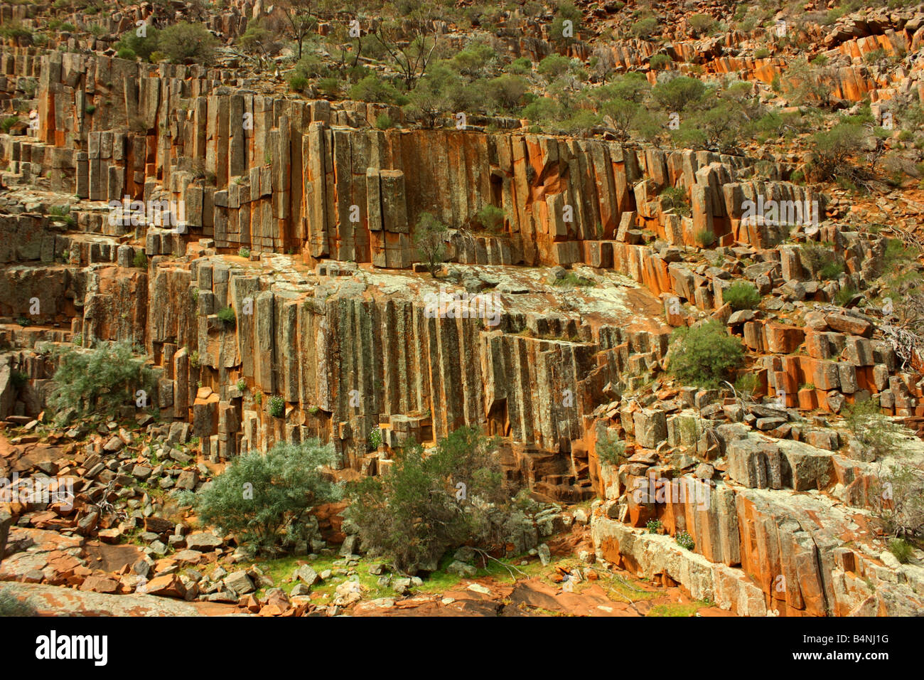 organ pipes gorge in the gawler ranges south australia Stock Photo - Alamy