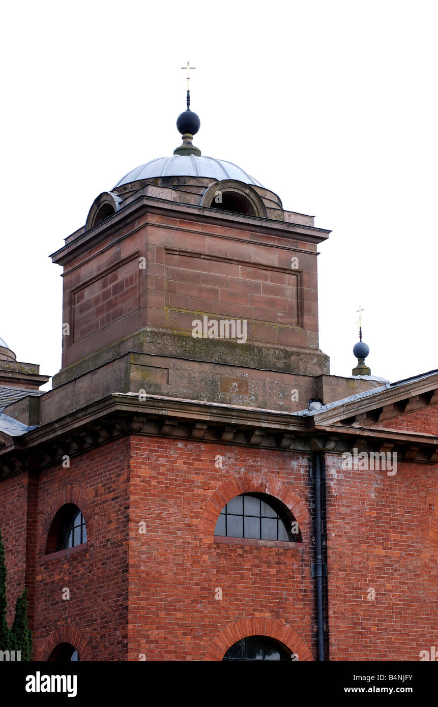 A corner turret of St James Church, Great Packington, West Midlands ...