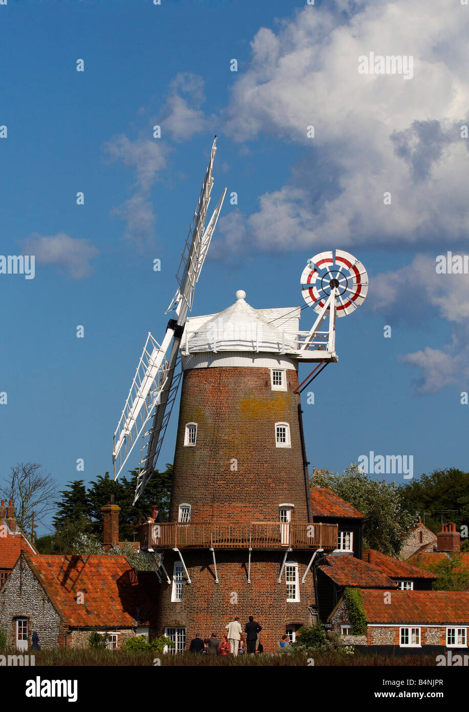 Cley windmill on the North Norfolk Coast on a summers day Stock Photo ...