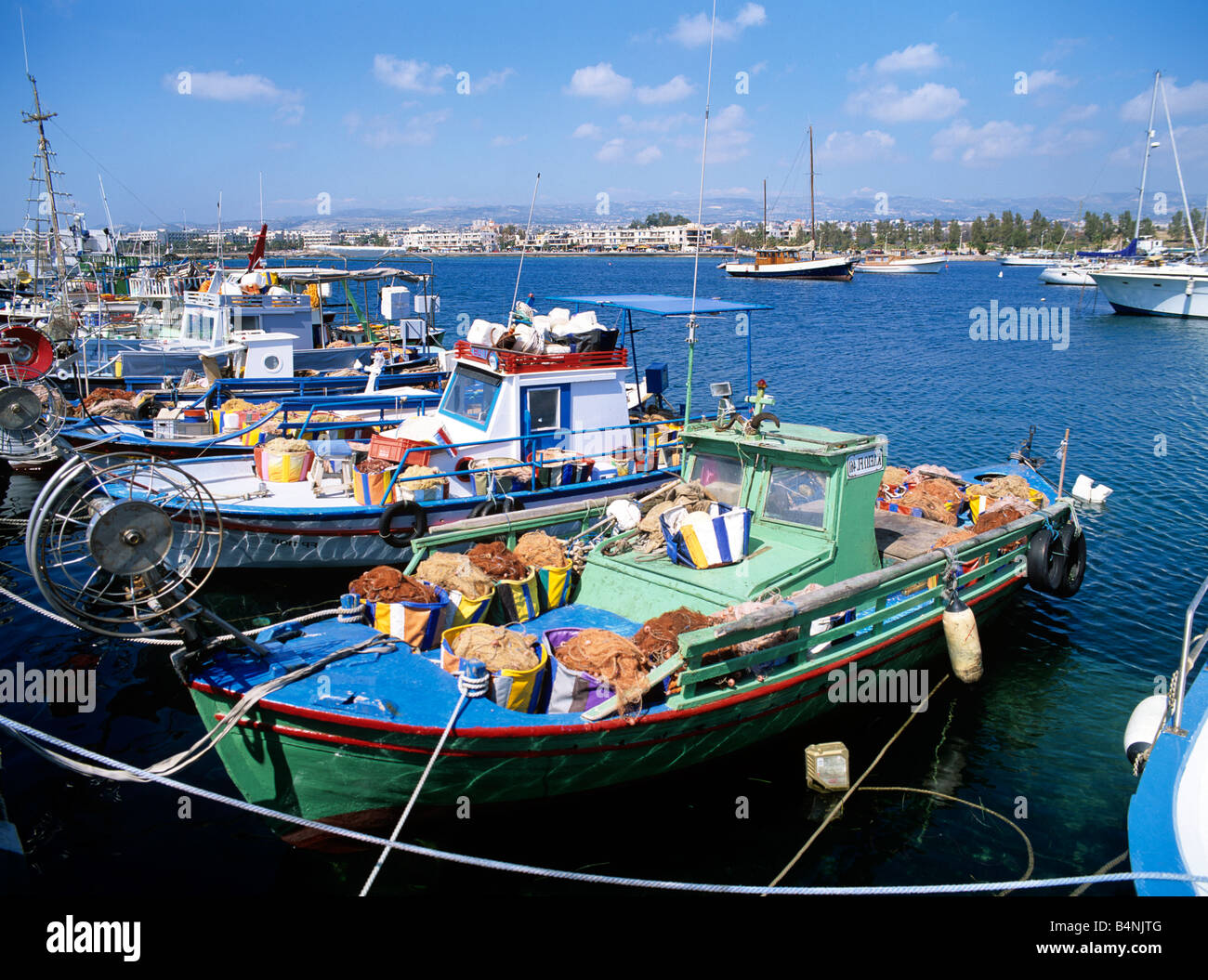 Paphos Harbour in Cyprus Stock Photo - Alamy