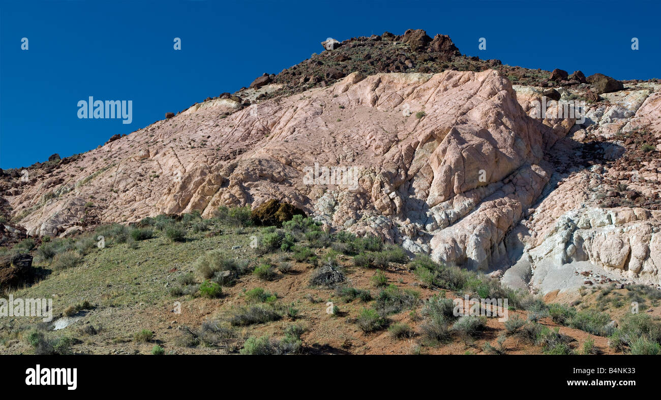 Rocks in Last Chance Canyon at Red Rock Canyon State Park between towns ...