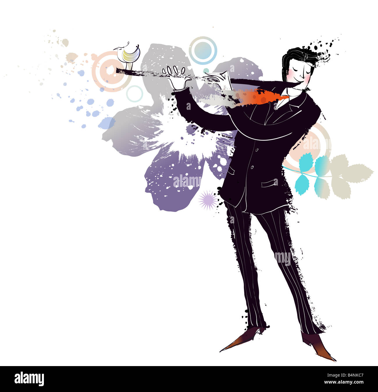 Flute technique Cut Out Stock Images & Pictures - Alamy