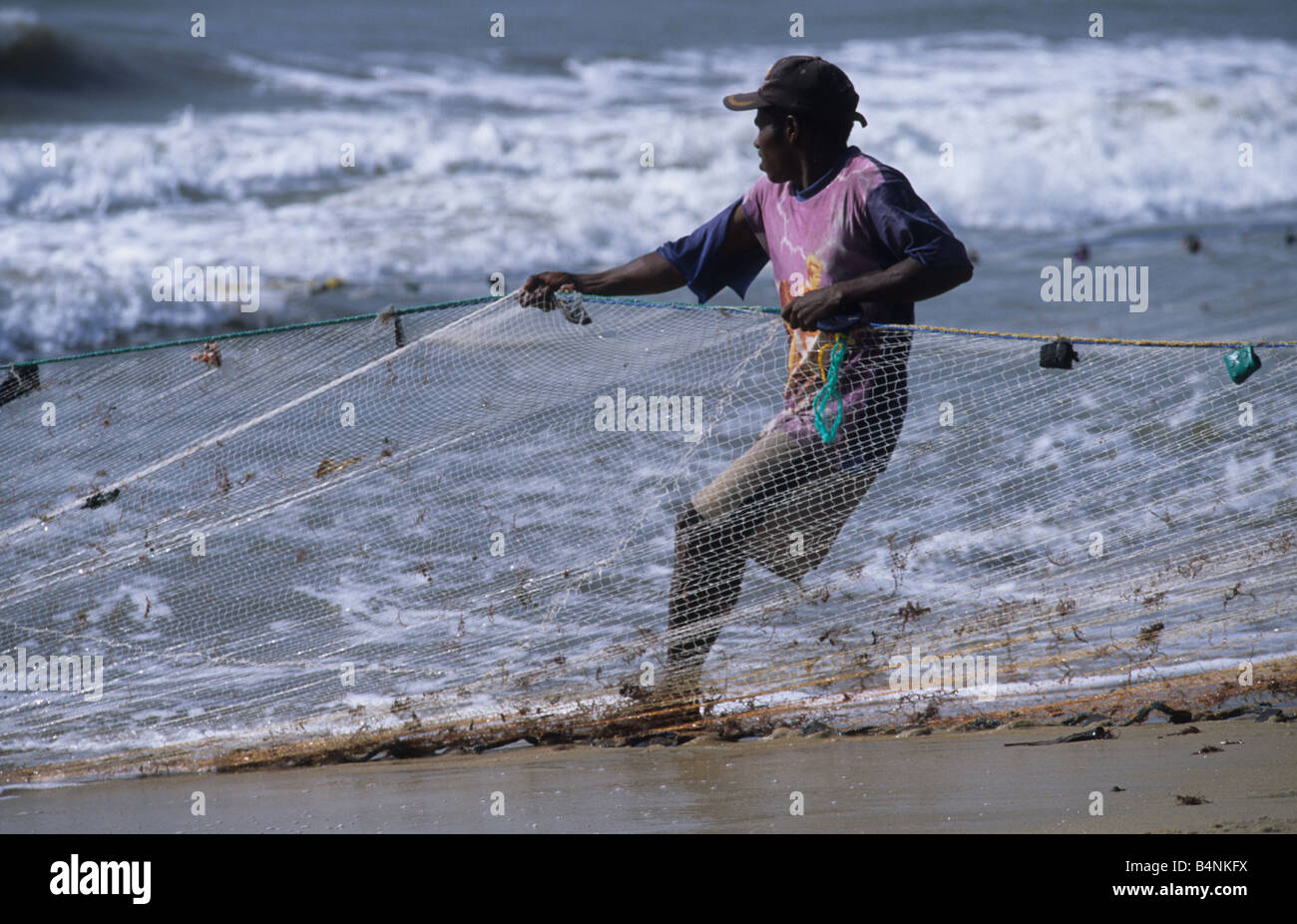 Pulling fishing nets, Madagascar Stock Photo - Alamy