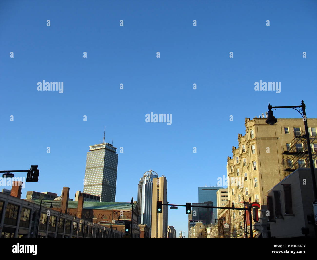 a view of the boston skyline Stock Photo - Alamy