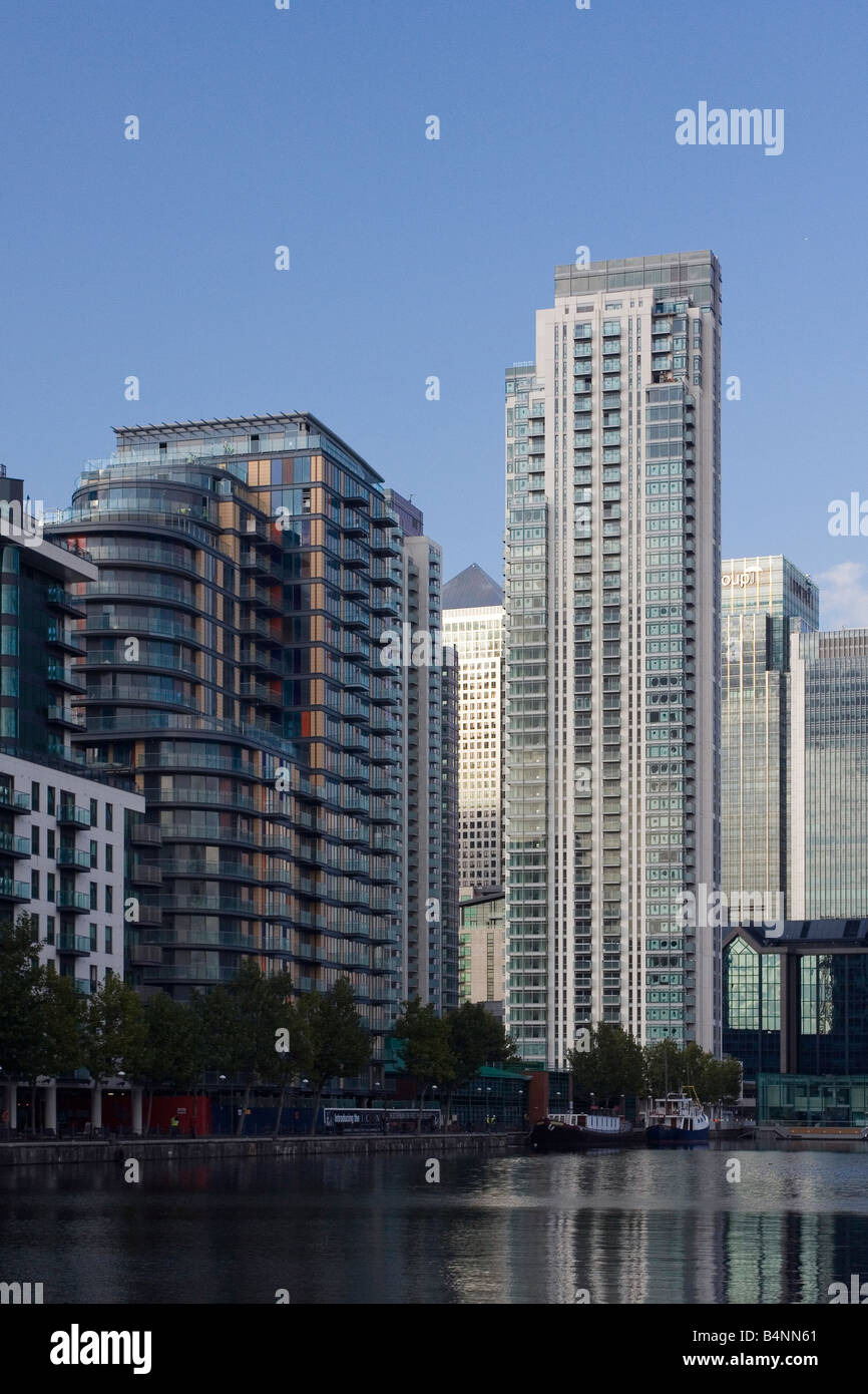 High rise buildings at Canary Wharf, London, UK Stock Photo - Alamy