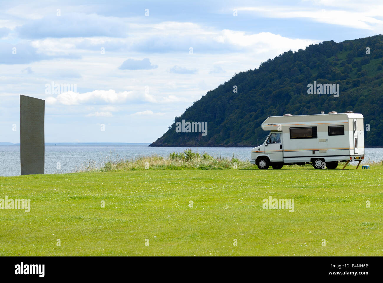 RV facing the sea Stock Photo - Alamy