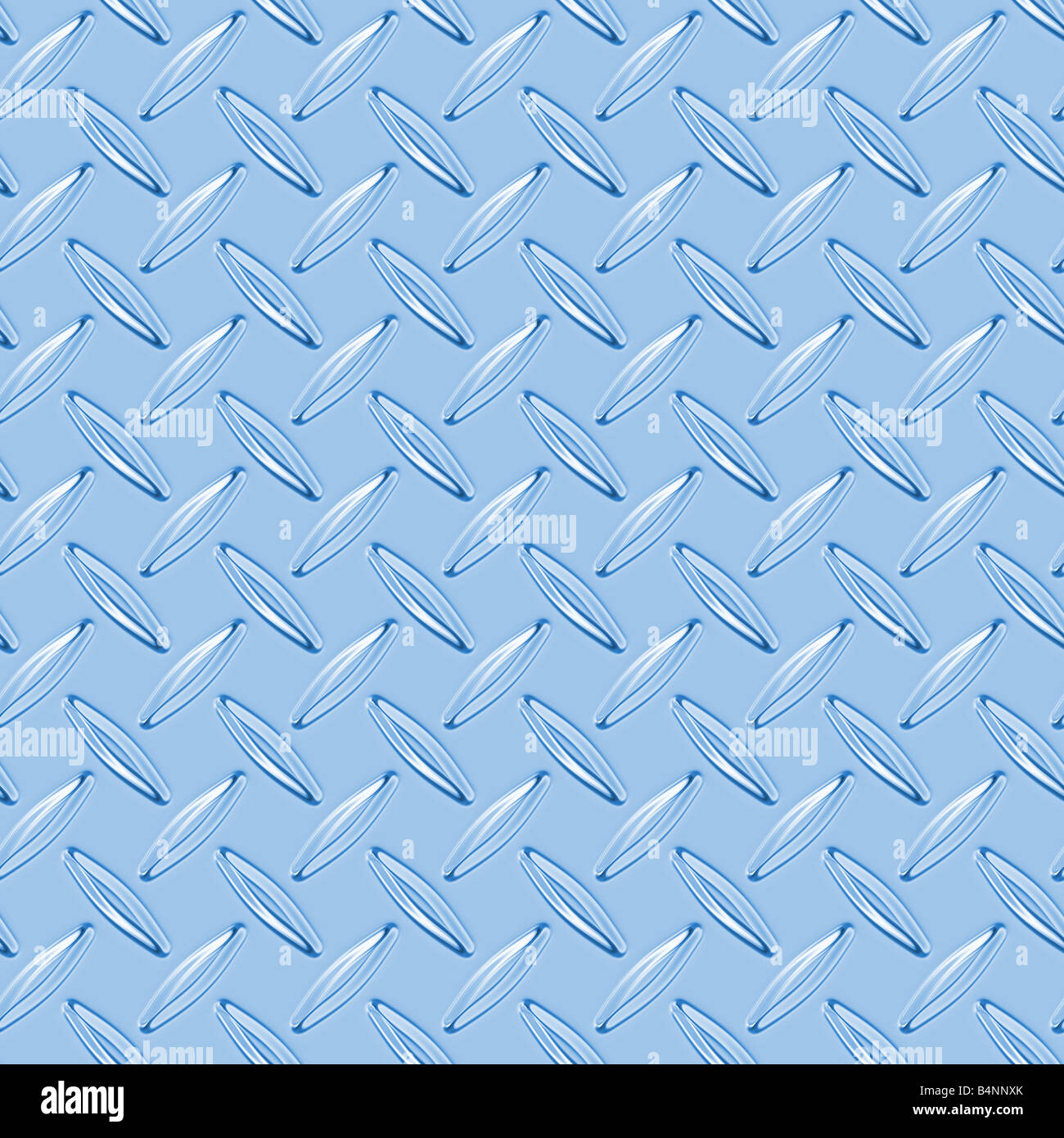 A shiny diamond plate background with a light blue tint Stock Photo - Alamy