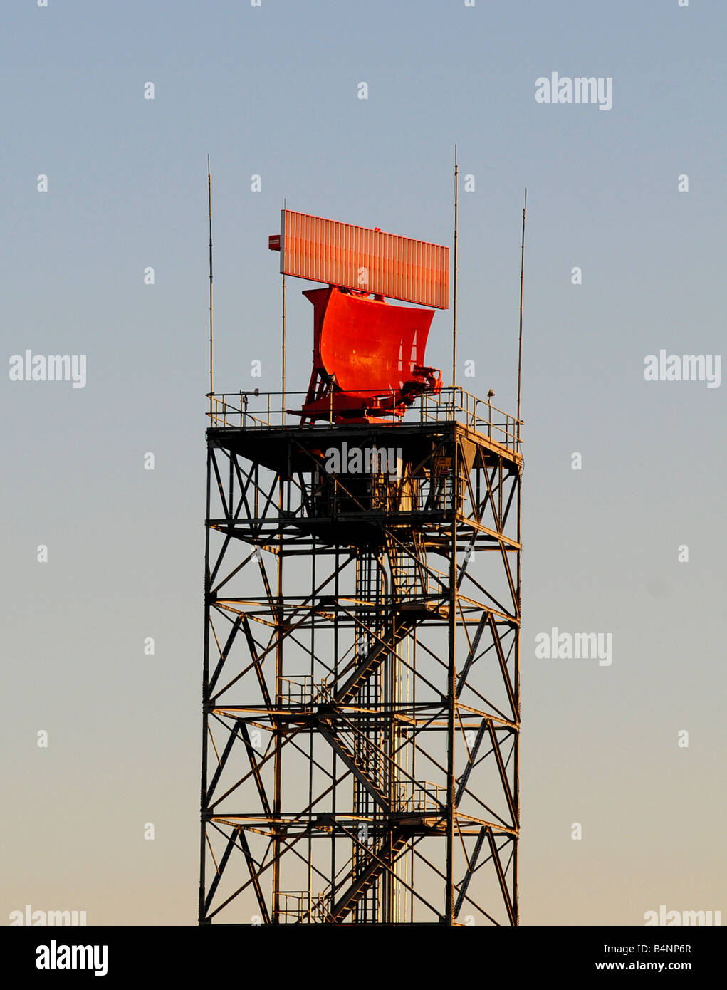 A radar tower at an airport Stock Photo - Alamy