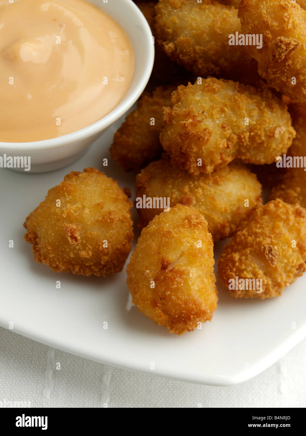 Deep fried breaded scampi hi-res stock photography and images - Alamy
