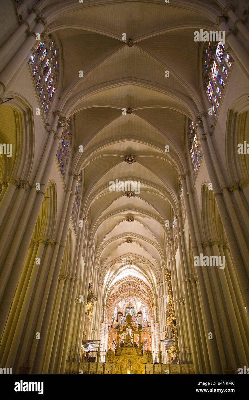 Toledo spain cathedral interior hi-res stock photography and images - Alamy