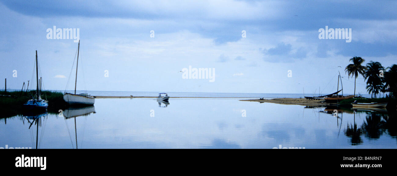 Dangriga River, Belize Stock Photo - Alamy