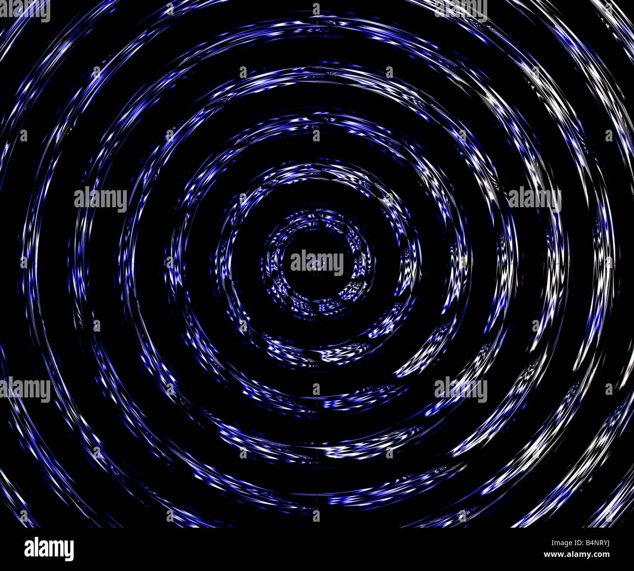 a blue circular vortex Stock Photo - Alamy