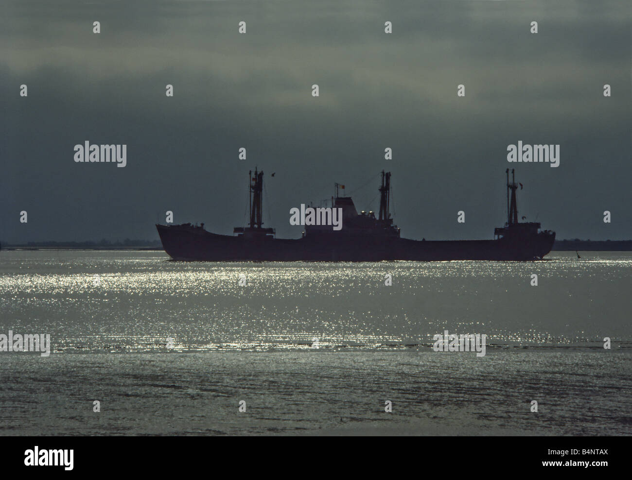 Traditional Russian Freighter on the Weser near Bremerhaven Stock Photo ...