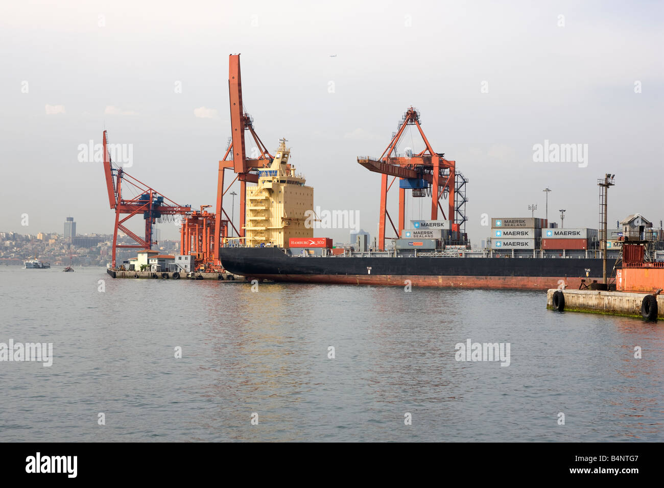 Container Port Kadikoy Istanbul Stock Photo - Alamy
