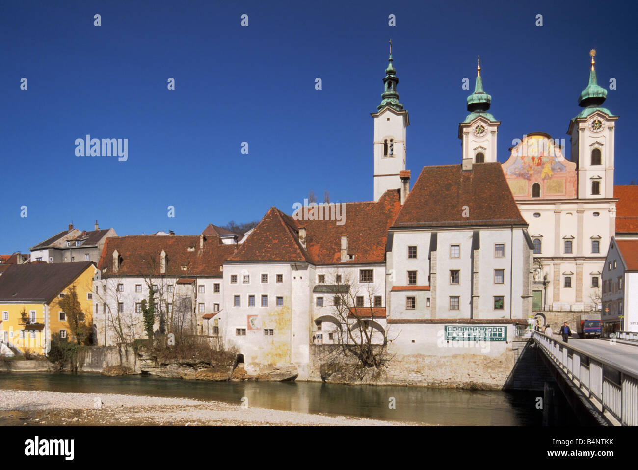 St michael church steyr river hi-res stock photography and images - Alamy