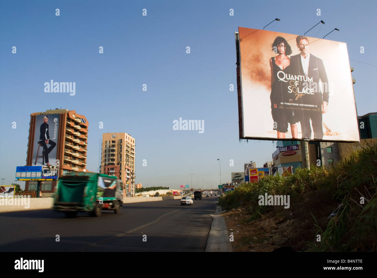 billboard james bond Stock Photo - Alamy