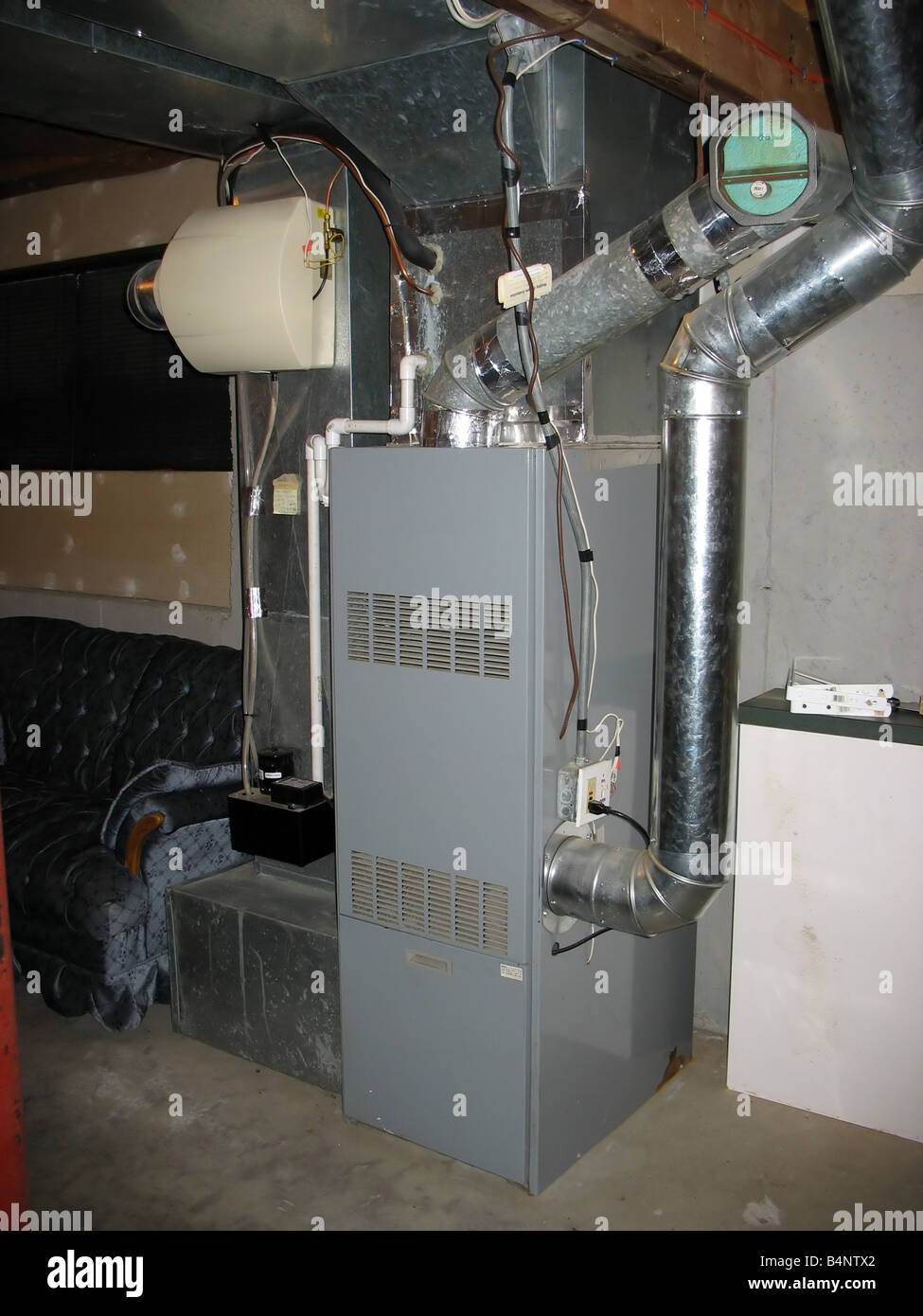 A shot of a modern furnace a great HVAC related image Stock Photo - Alamy