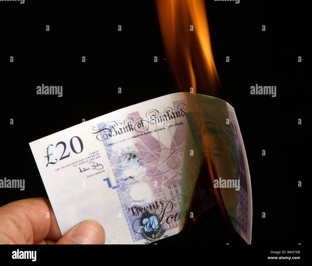 Burning note hi-res stock photography and images - Alamy