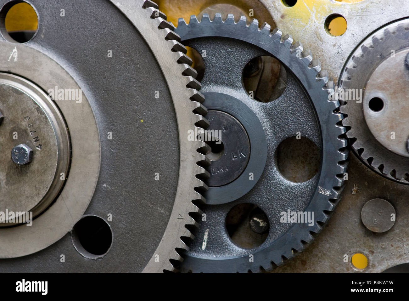 Large mechanical gears hi-res stock photography and images - Alamy