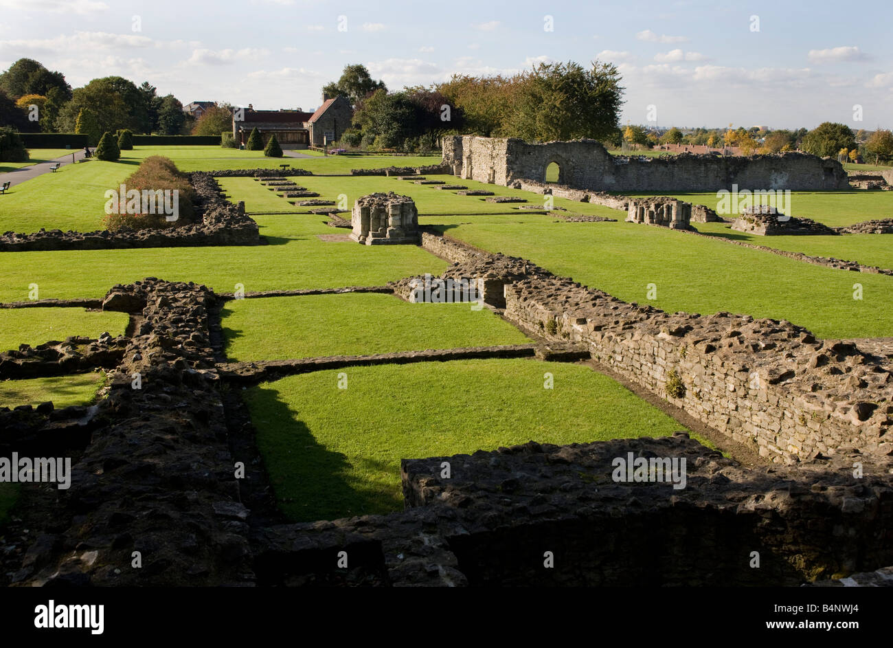 Lesnes Abbey Erith Kent Stock Photo - Alamy