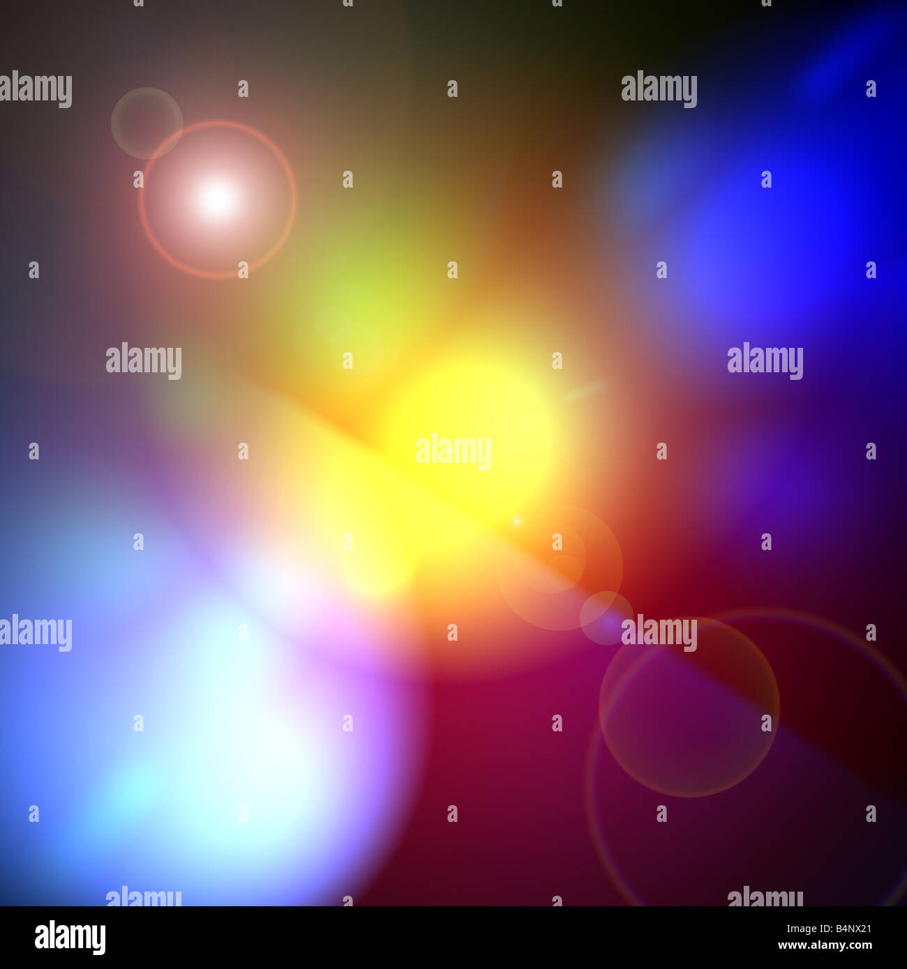 A color abstract lens flare background Stock Photo - Alamy