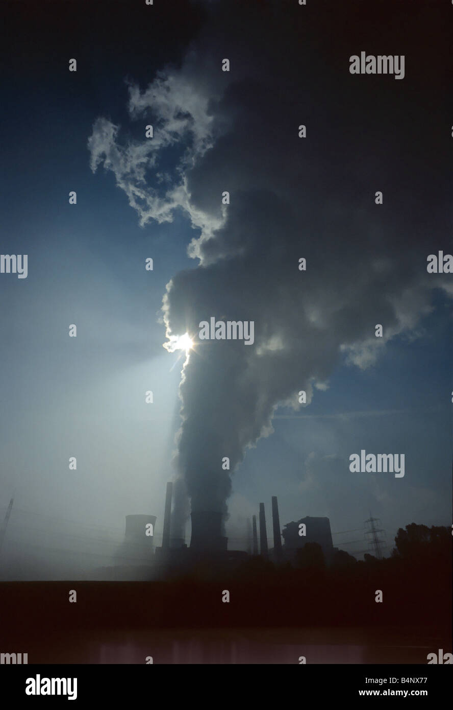 Electricity lignite power plant hi-res stock photography and images - Alamy