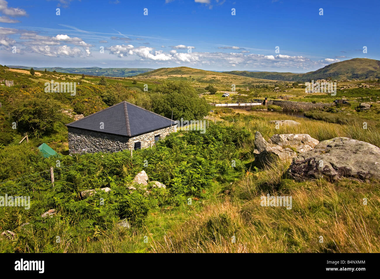 Dulyn hydro power turbine hall part of Dolgarrog hydro site, designed ...