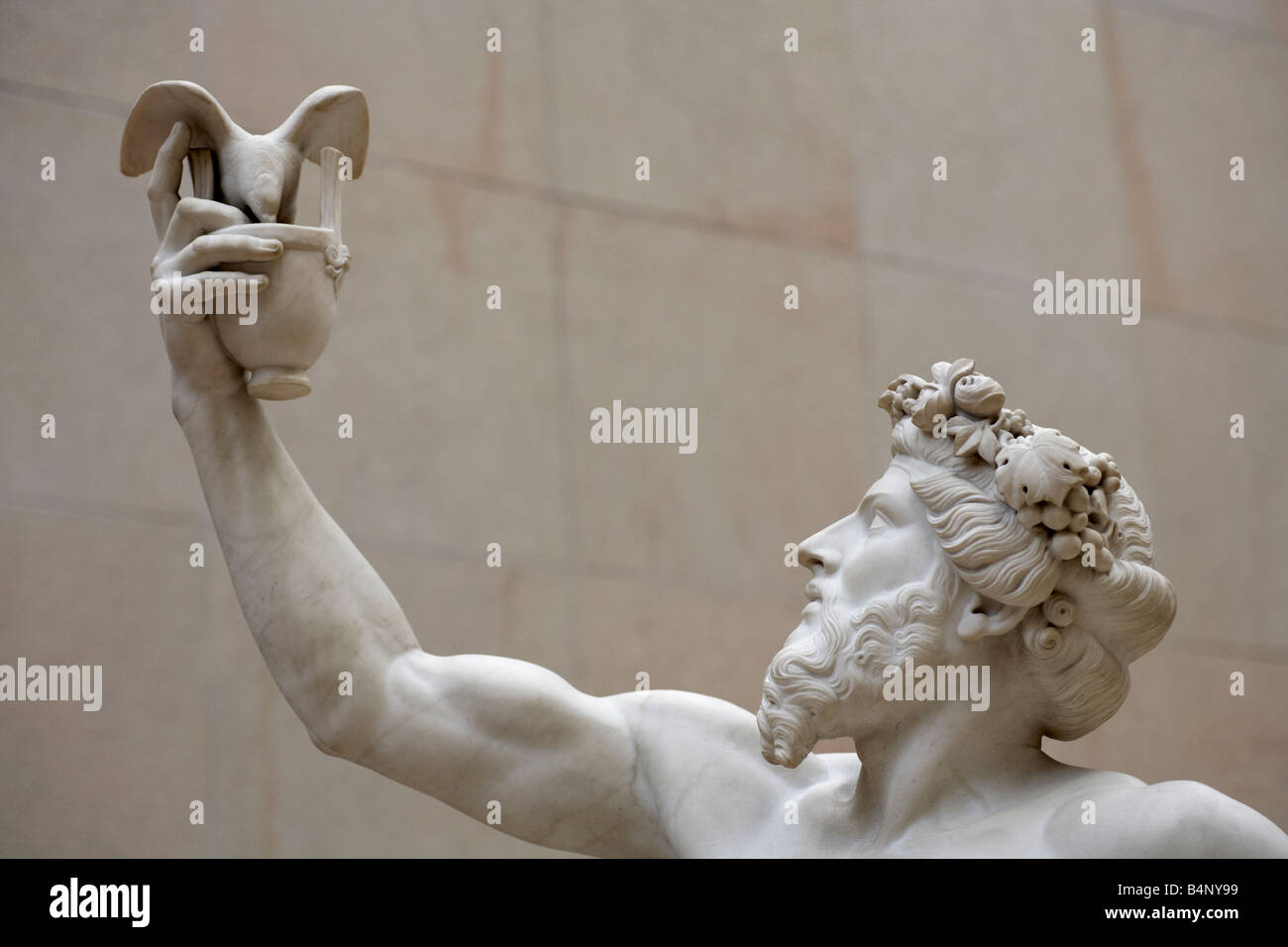 Anacreon sculpture by Eugene Guillaume Musee d Orsay Paris France Stock ...