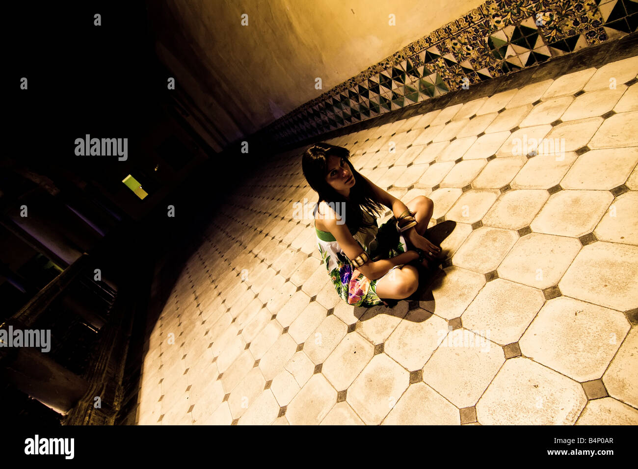 Sited girl hi-res stock photography and images - Alamy