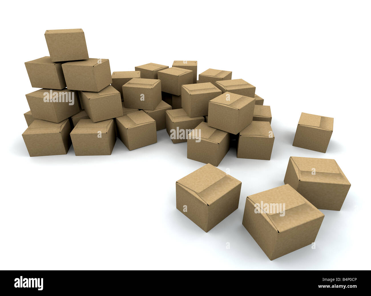 3d boxes hi-res stock photography and images - Alamy