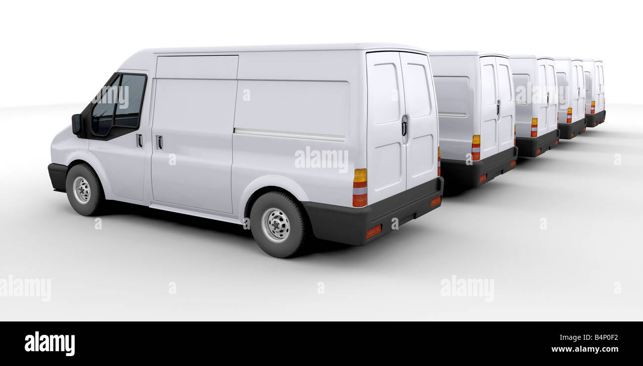 Fleet of vans hi-res stock photography and images - Alamy