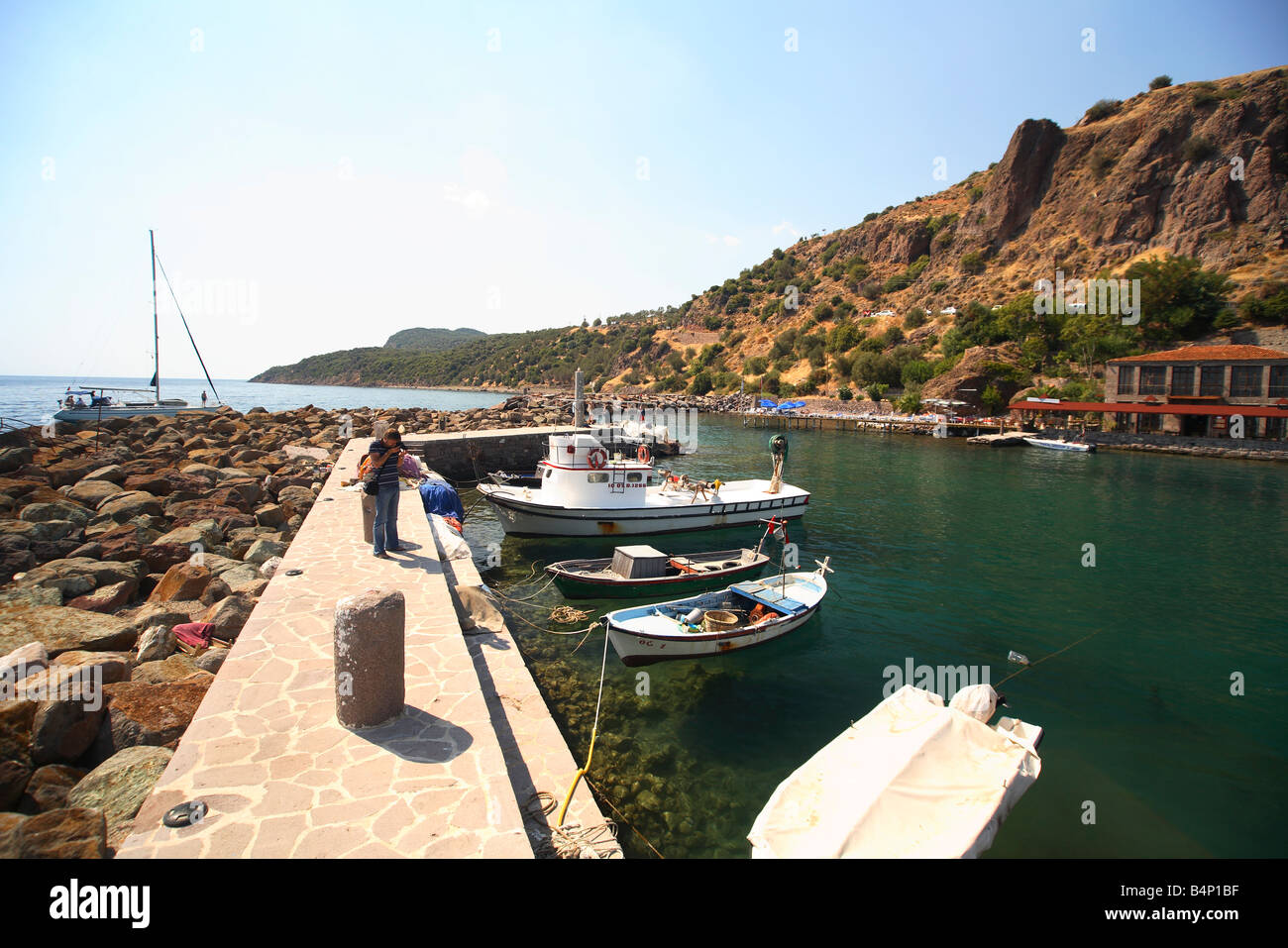 Behramkale, Aegean Sea, North Aegean, Turkey, Canakkale area, Behram ...