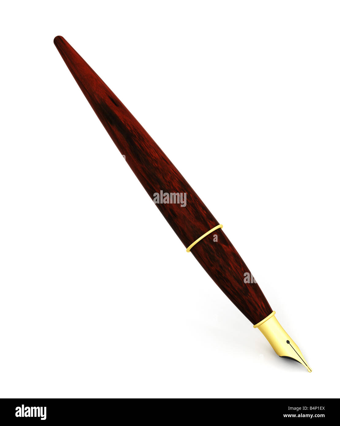 3D render of a fountain pen Stock Photo - Alamy