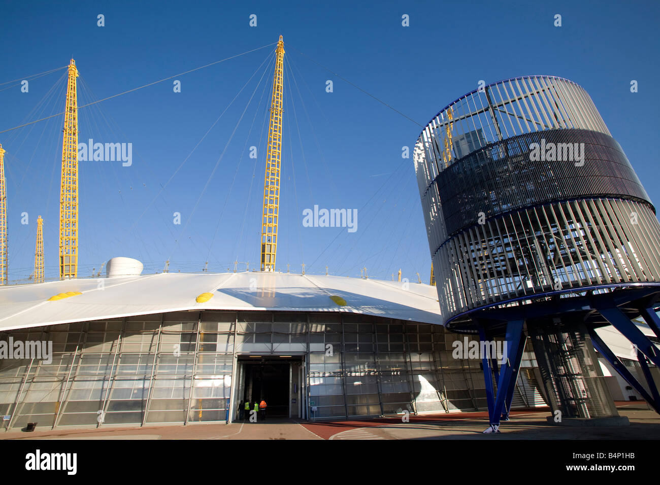 O2 Arena, London Millennium Dome. Morning Blue sky Horizontal 77480 ...
