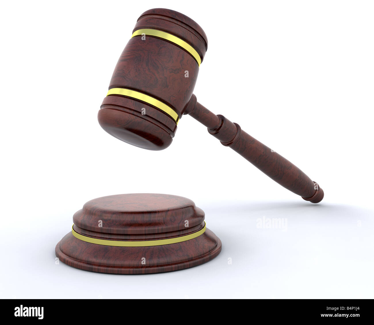 3D render of a gavel Stock Photo - Alamy
