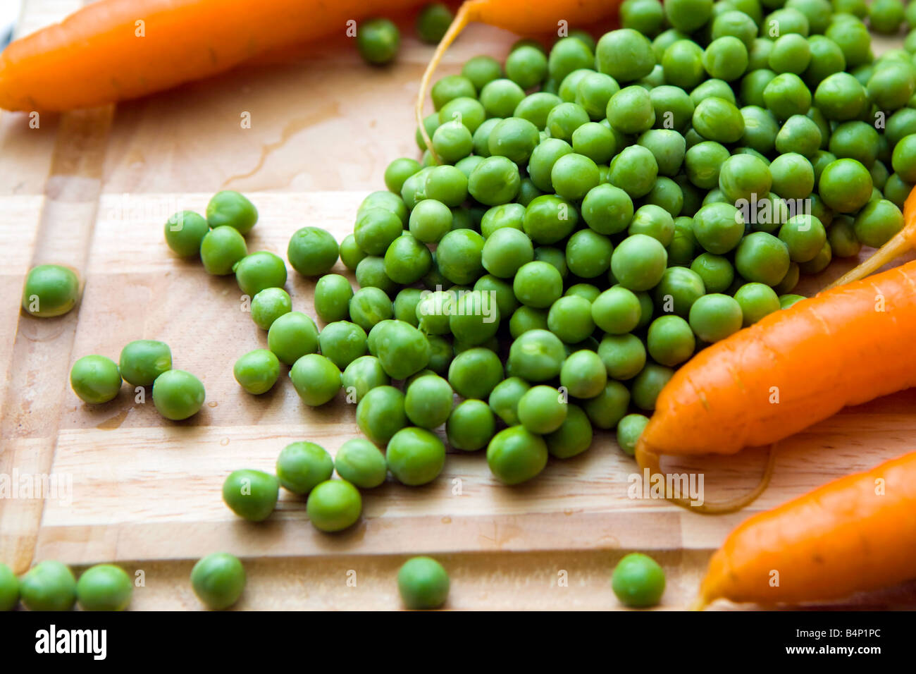 Peas and Carrots Stock Photo - Alamy