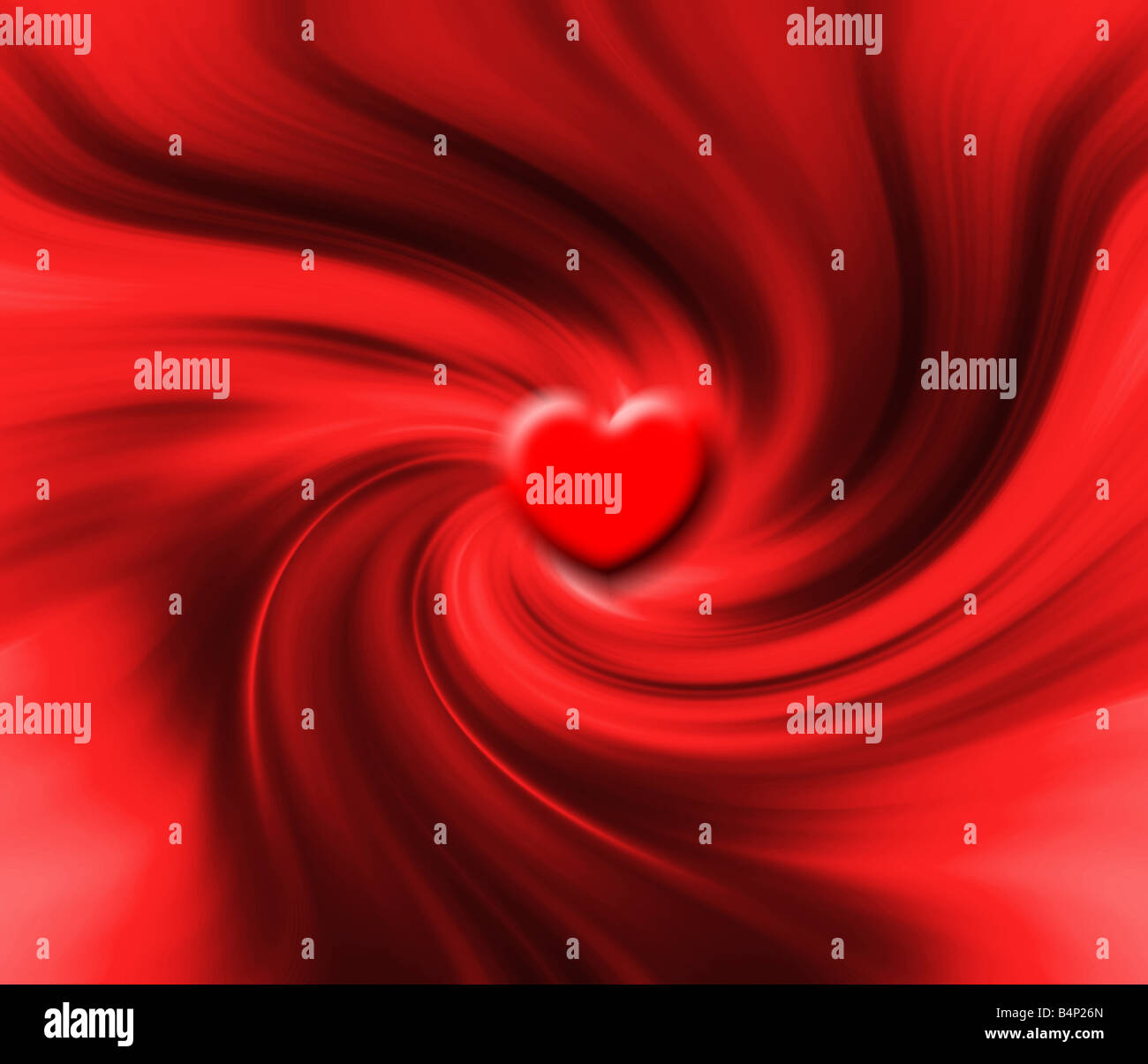 Heart swirl background Stock Photo - Alamy