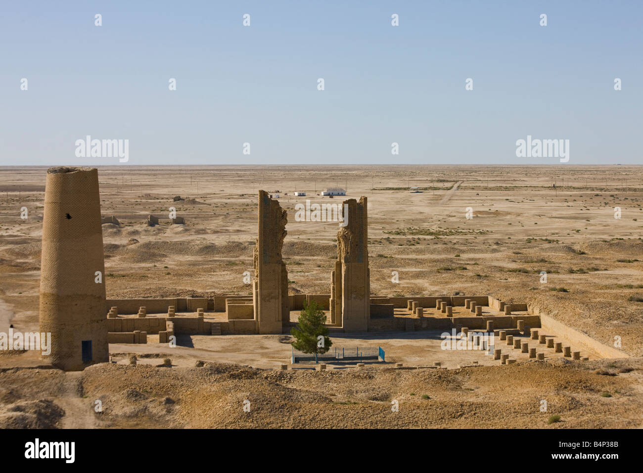 Khwarizmshah mosque, Dehistan, Turkmenistan Stock Photo - Alamy
