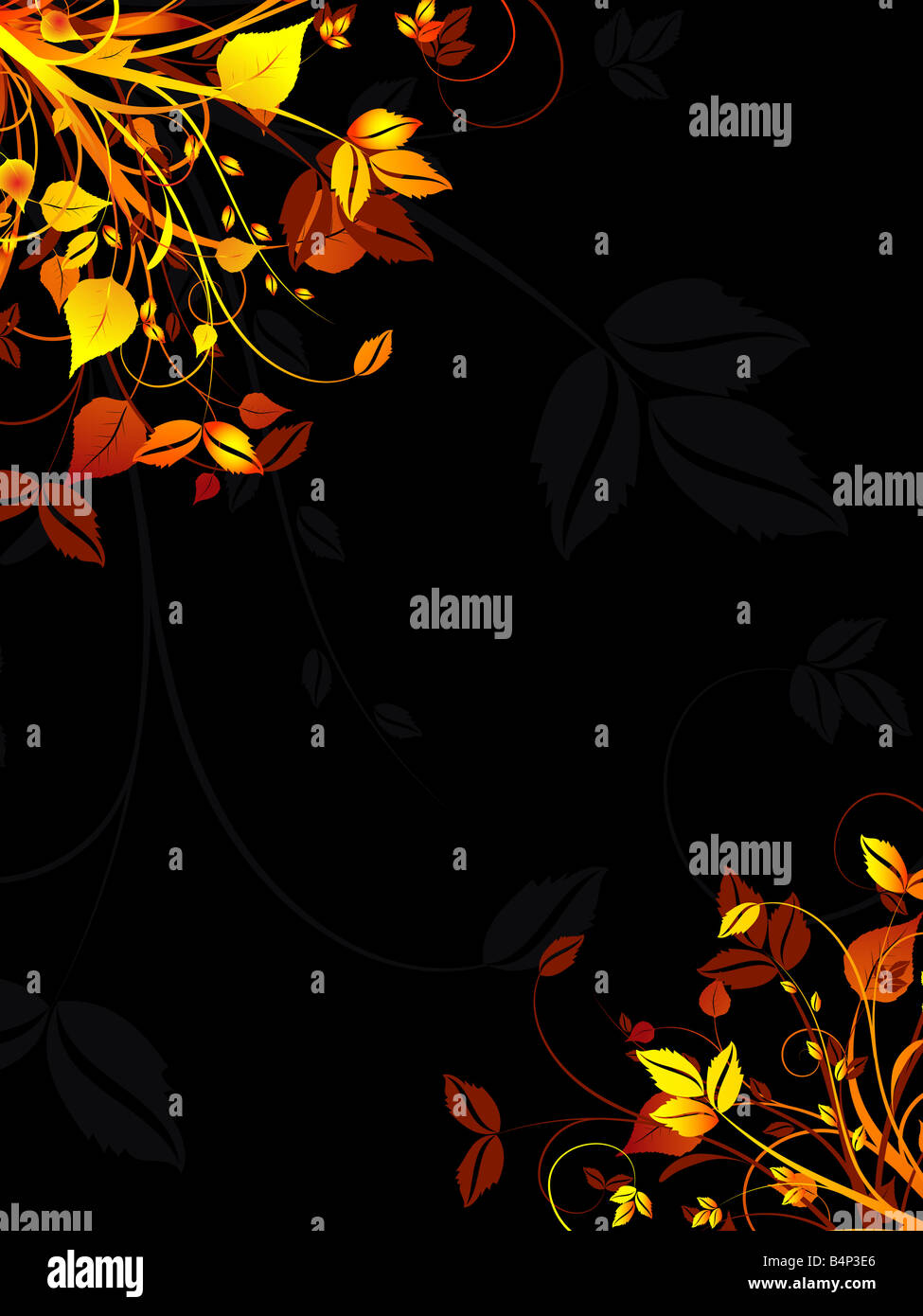 Abstract floral design Stock Photo - Alamy