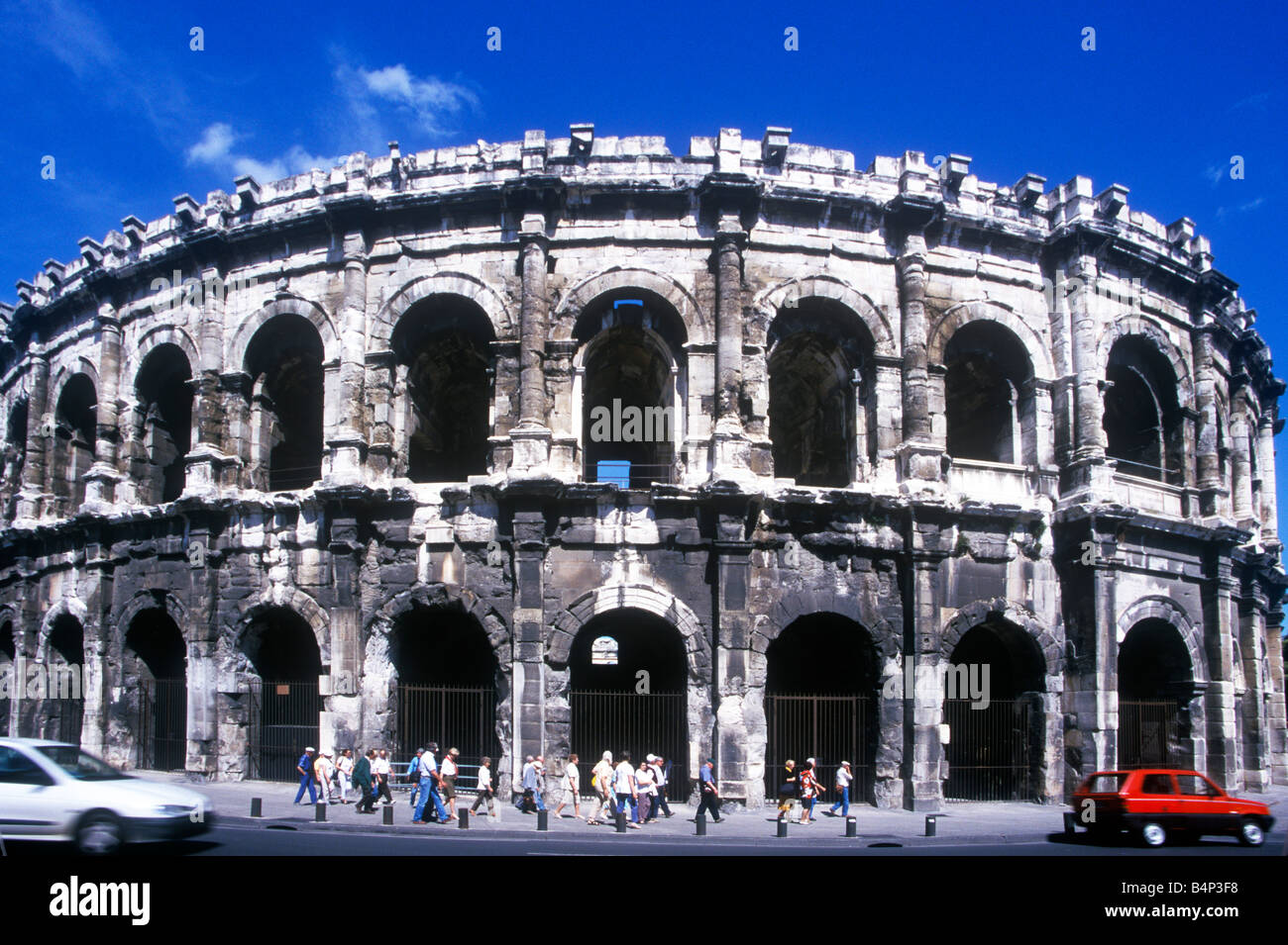 Roman Arena in Nimes in Southern France Stock Photo - Alamy